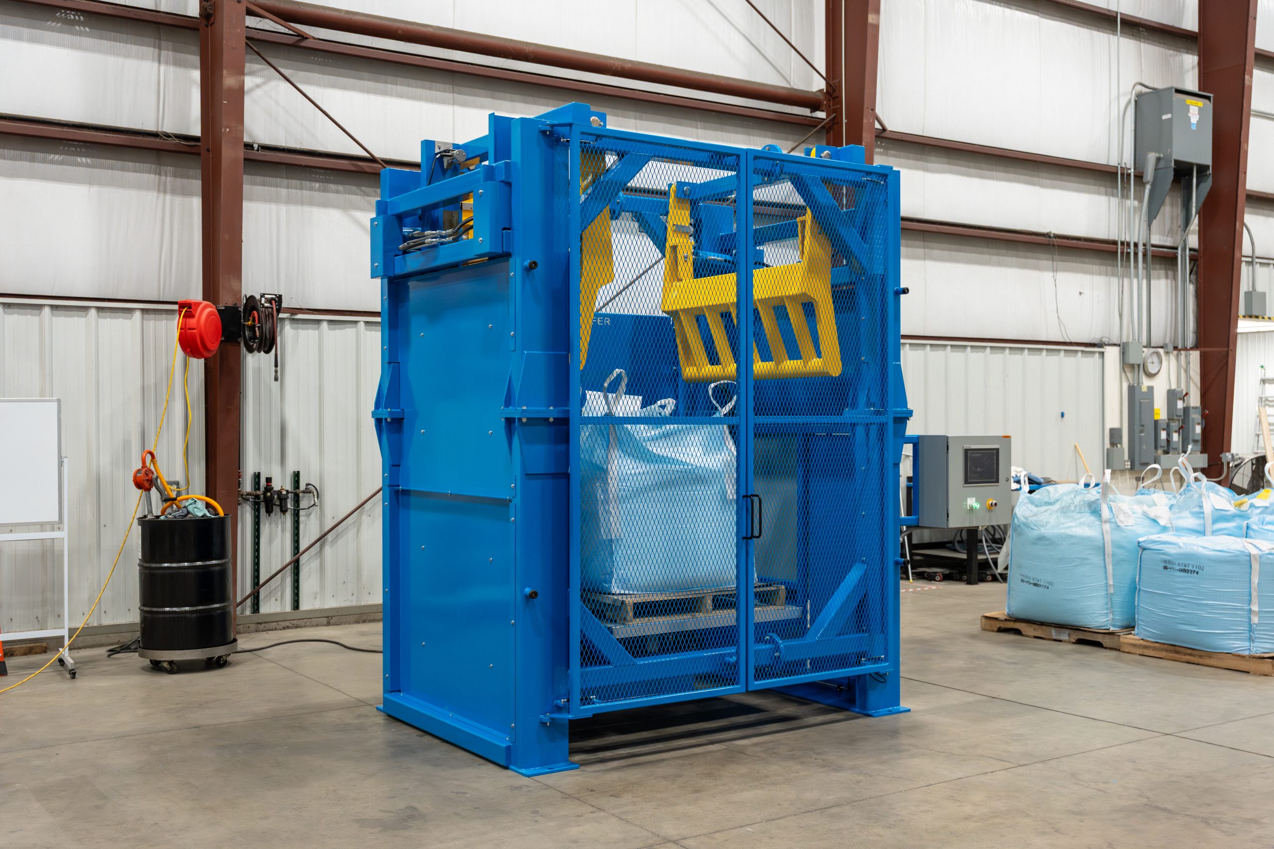 Hazard-Rated Bulk Bag Conditioning System Restores Compacted Supersacks